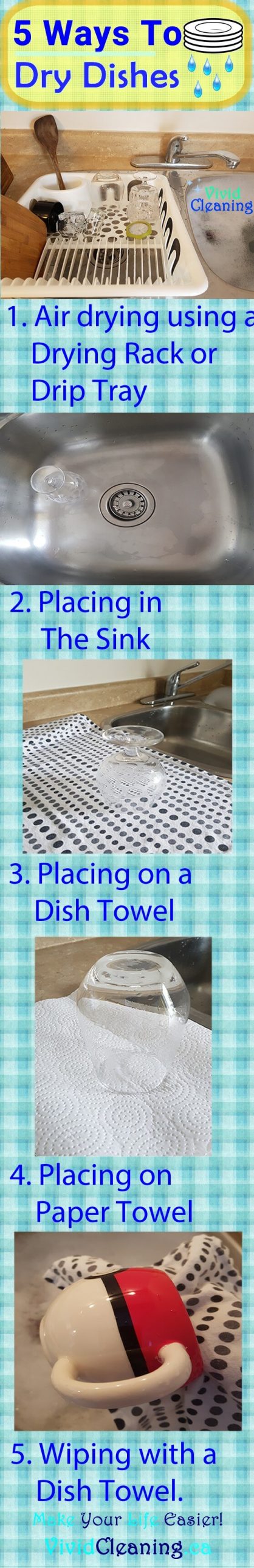 5 Ways to Dry Your Dishes - Make Your Life Easier!